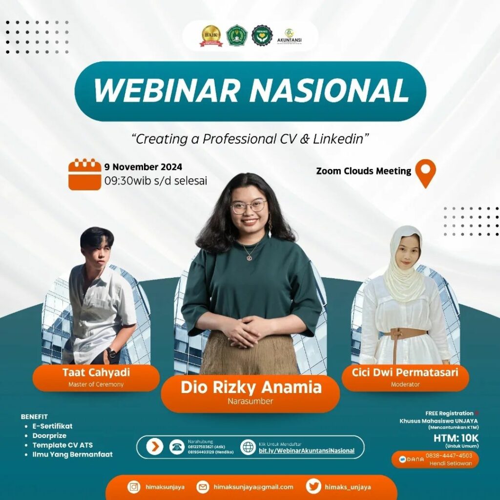 Yuk Ikuti Webinar Career Workshop dengan Tema: " Creating a profesional ...