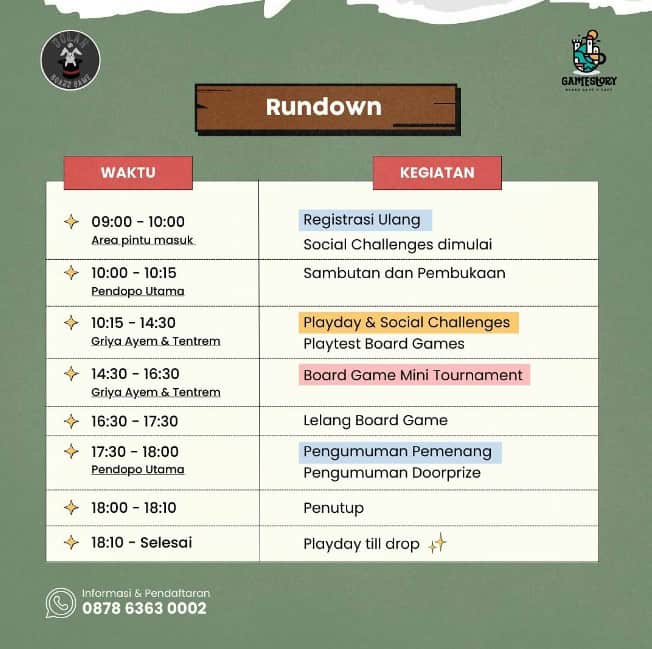 Board Game Without Borders, Yuk Tutup tahun dengan BOARD GAME PARTY!!