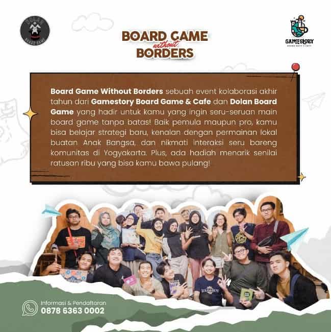 Board Game Without Borders, Yuk Tutup tahun dengan BOARD GAME PARTY!!