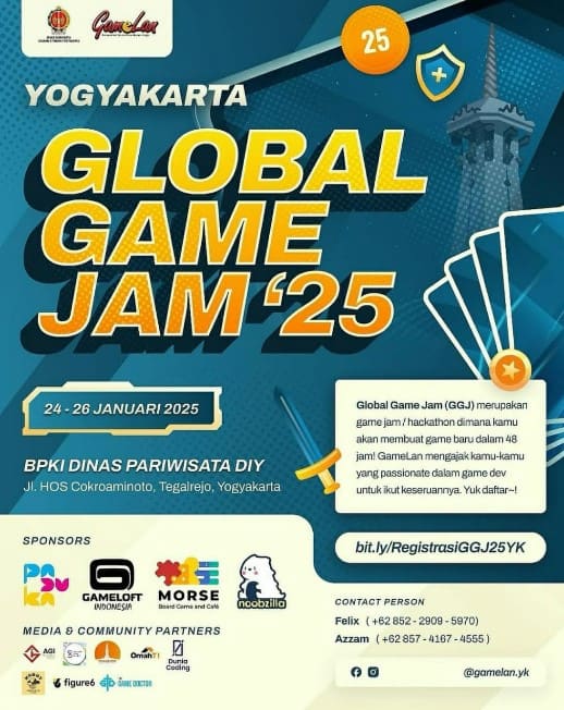 GLOBAL GAME JAM 2025 YOGYAKARTA, Calling All Game Enthusiasts!