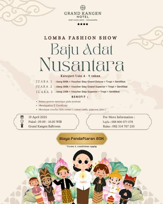 Lomba Fashion Show Kids "Baju Adat Nusantara"